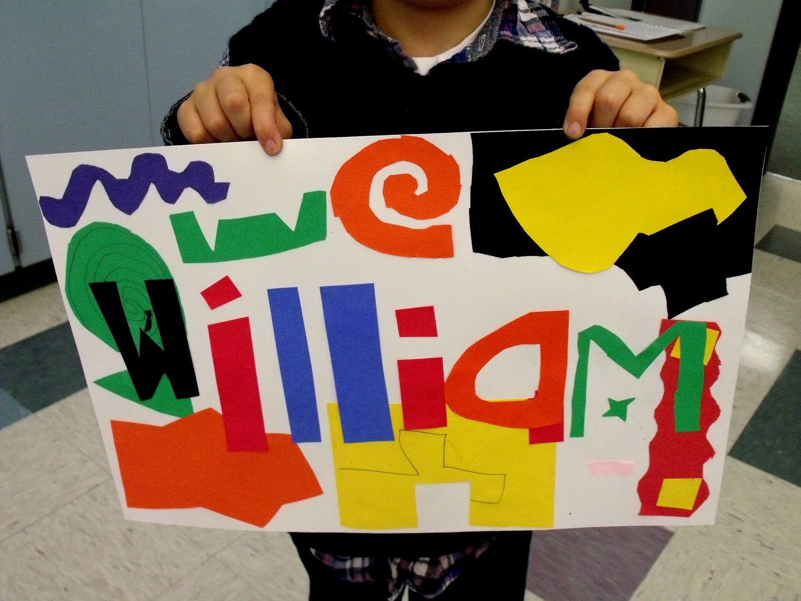 Henri Matisse Collage Names