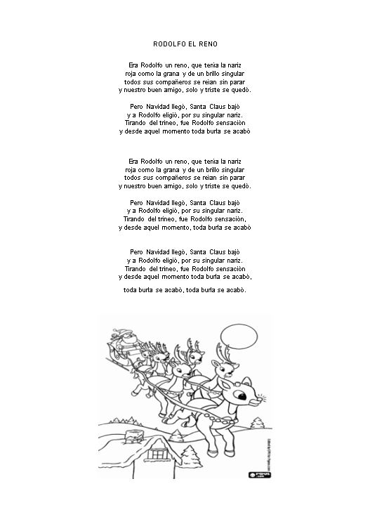 Contos musicais: Villancico RODOLFO EL RENO