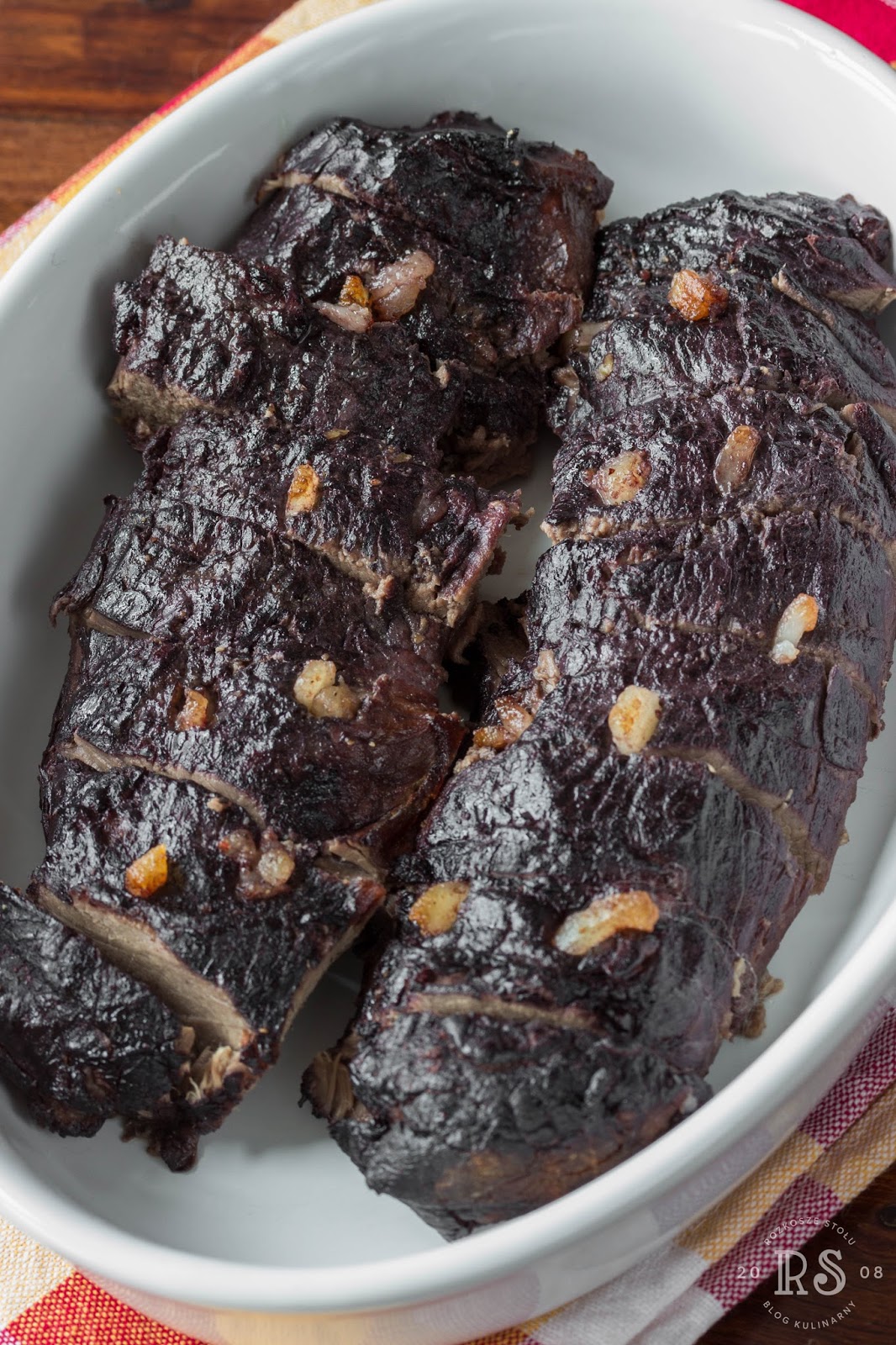 rozkosze stolu: sarni comber pieczony