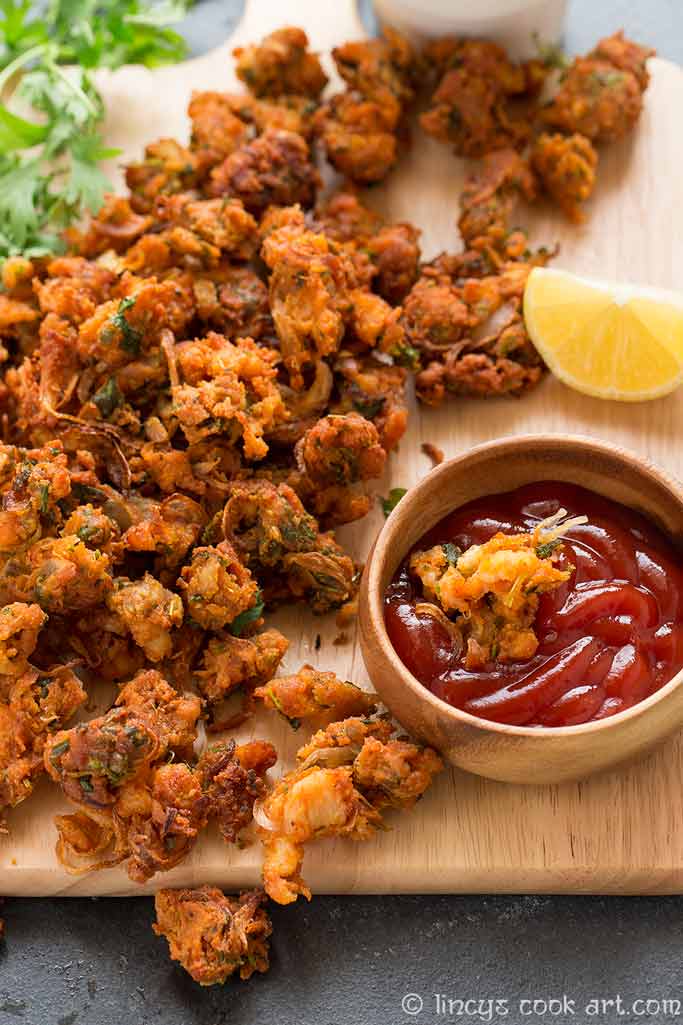 Crispy Chicken Pakoda ~ Lincy's Cook Art
