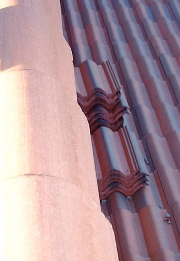 peritararquitectura: Material sobrante en cubierta.