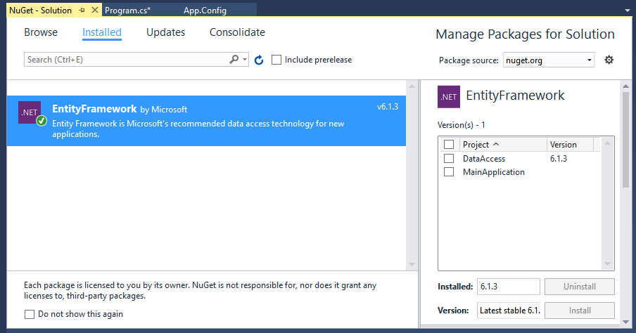 Jan David Narkiewicz (Developer): C#/Entity Framework 6: Project and ... Jan David Narkiewicz (Developer): C#/Entity Framework 6: Project and ...