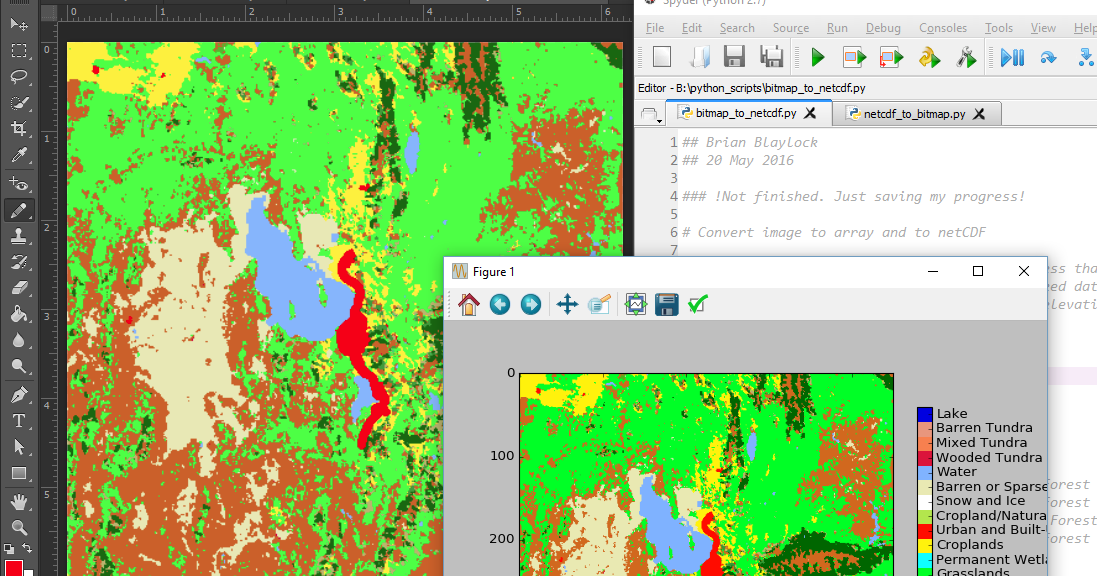 Brian Blaylock's Python Blog: Edit netCDF files with Photoshop