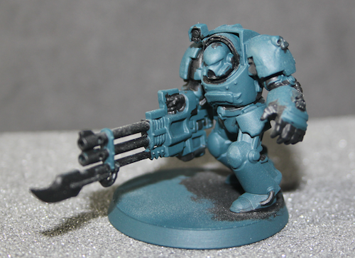 ultravanillasmurf: Alpha Legion Terminator work in progress