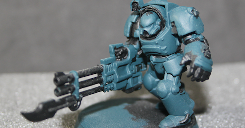 ultravanillasmurf: Alpha Legion Terminator work in progress
