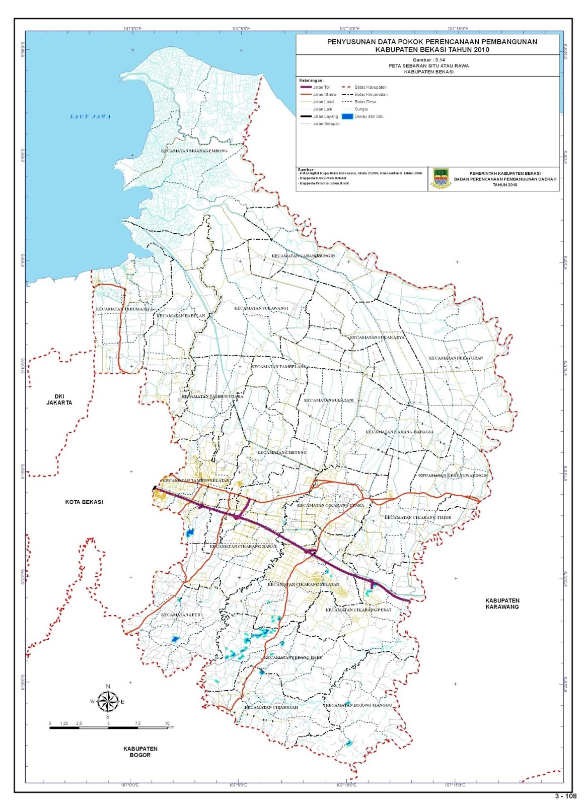 11+ Peta Kabupaten Bekasi Images