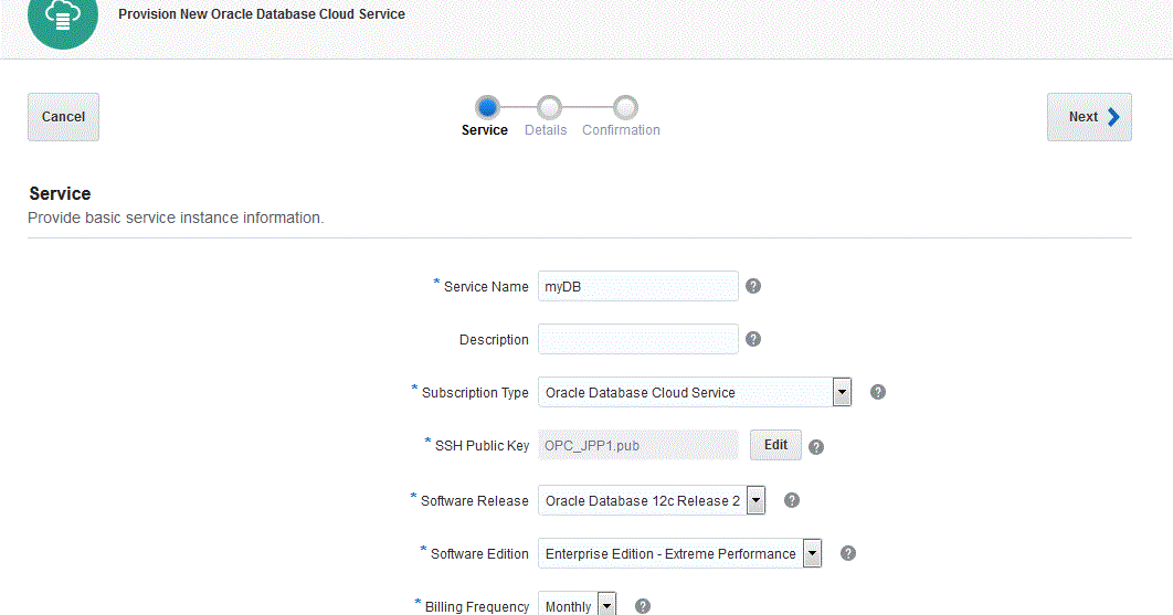 Oracle Cloud Solutions News: Simplified Create Wizard