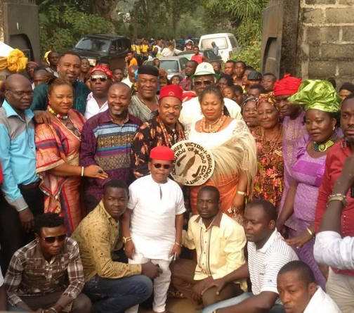 Photo: Comic act Victor Osuagwu honored with a Chieftancy title