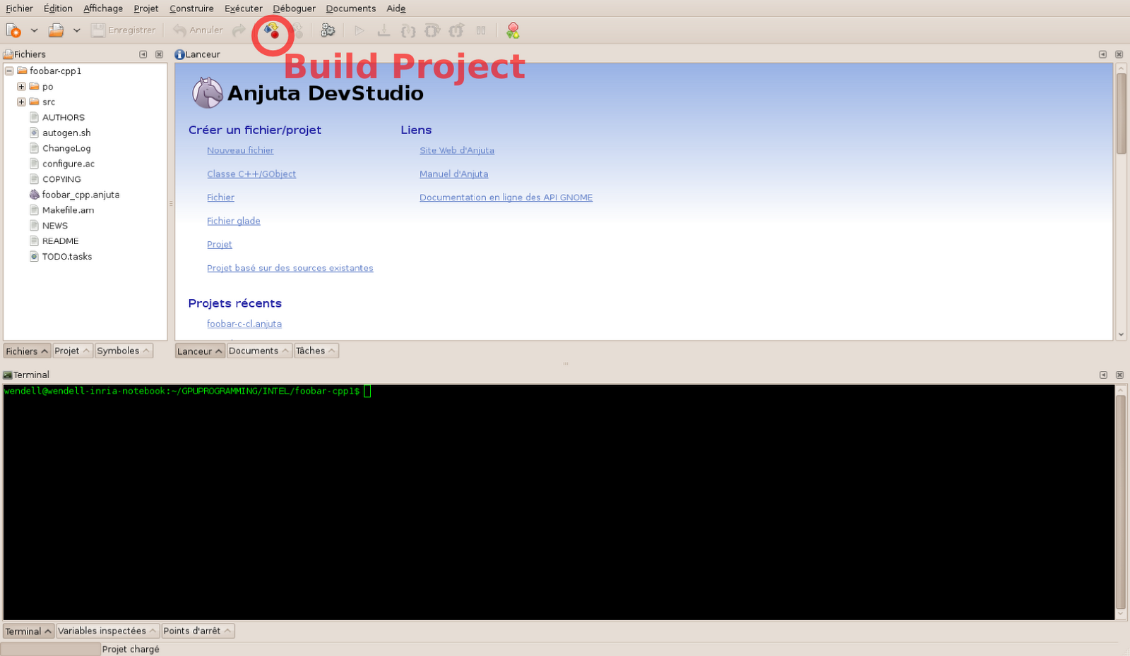 GPU/OpenCL Modeling: Anjuta Project Wizards for AMD, NVidia and Intel OpenCL SDK