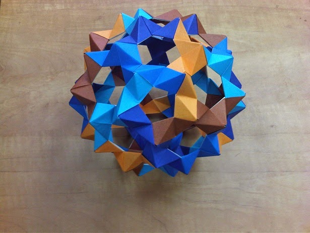 modular origami 12 units ~ origami instructions art and craft ideas