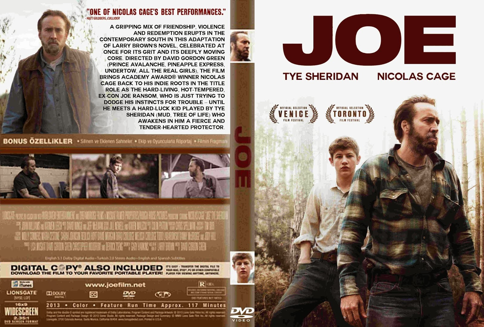 ESTRENOS EN BLU RAY: JOE