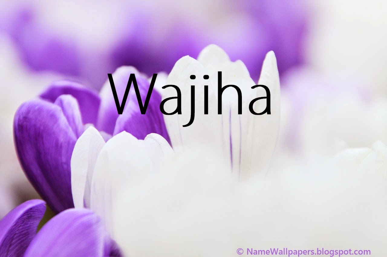 Wajiha Name Wallpapers Wajiha ~ Name Wallpaper Urdu Name Meaning Name ...