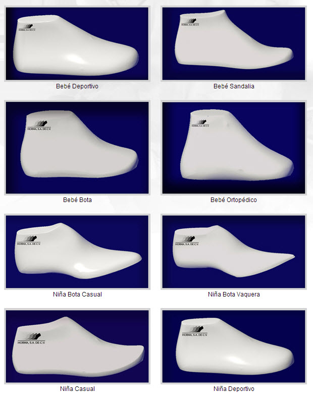Curso de Calzado – Ejemplo de hormas para calzado infantil | Calza Arte