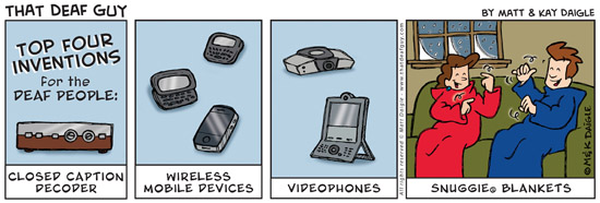 US Comic: That Deaf Guy by Matt and Kay Daigle - Deaf boleh! Malaysia