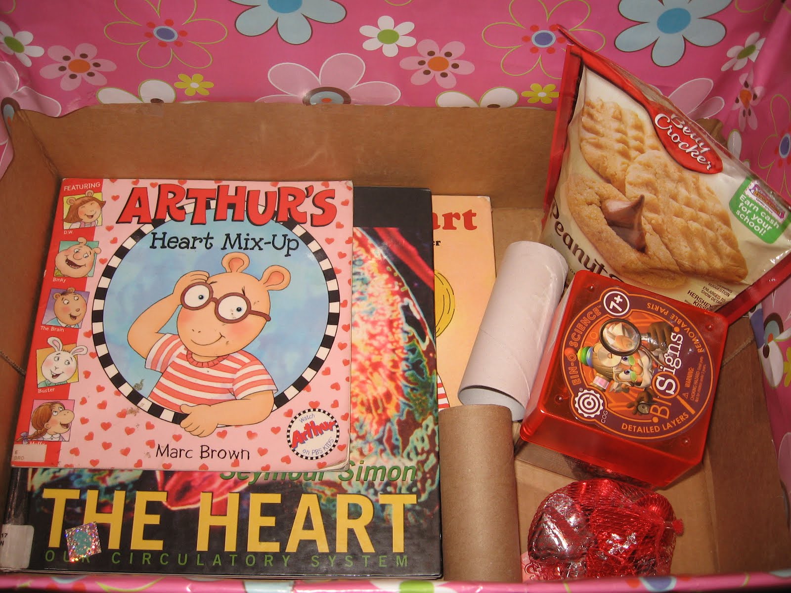 Almost Unschoolers: Valentine Surprise Activity Box, Day 8 - The Heart