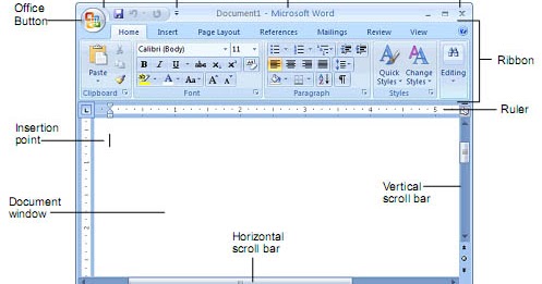 Computerpedia4you: MS Word Introduction in Hindi