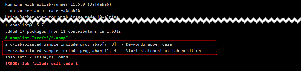 SAP ABAP Central: Automatic checking of your ABAP code in Github/Gitlab with CI and abaplint