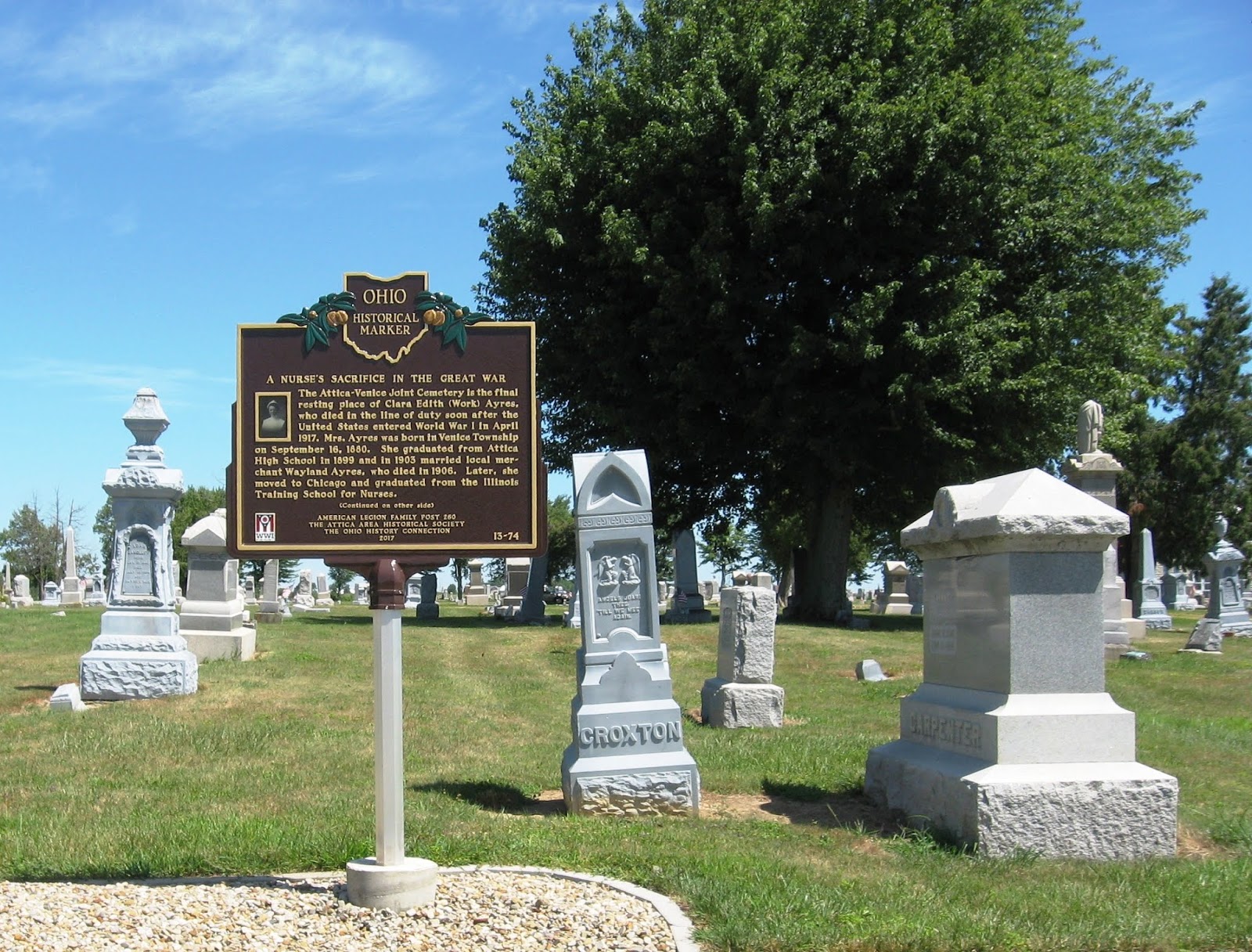 Exploring Almost Forgotten Gravesites in the Great State of Ohio: White ...