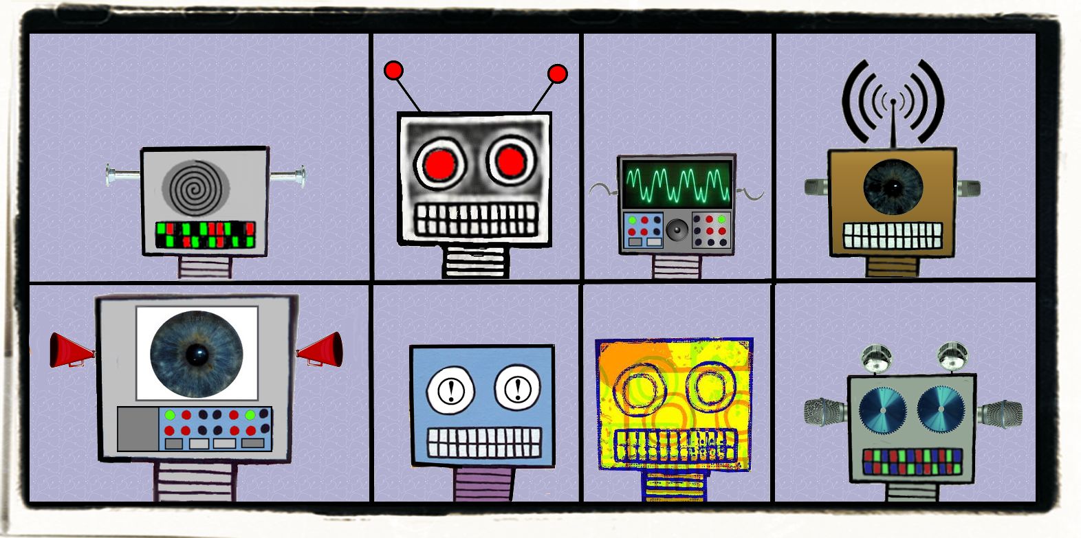 All This Is That: Digital Art: Eight Robots