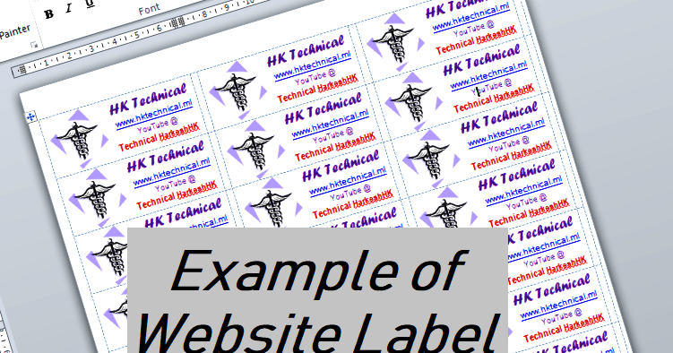 How to Create mailing labels Using Label Wizard , generating label in ...