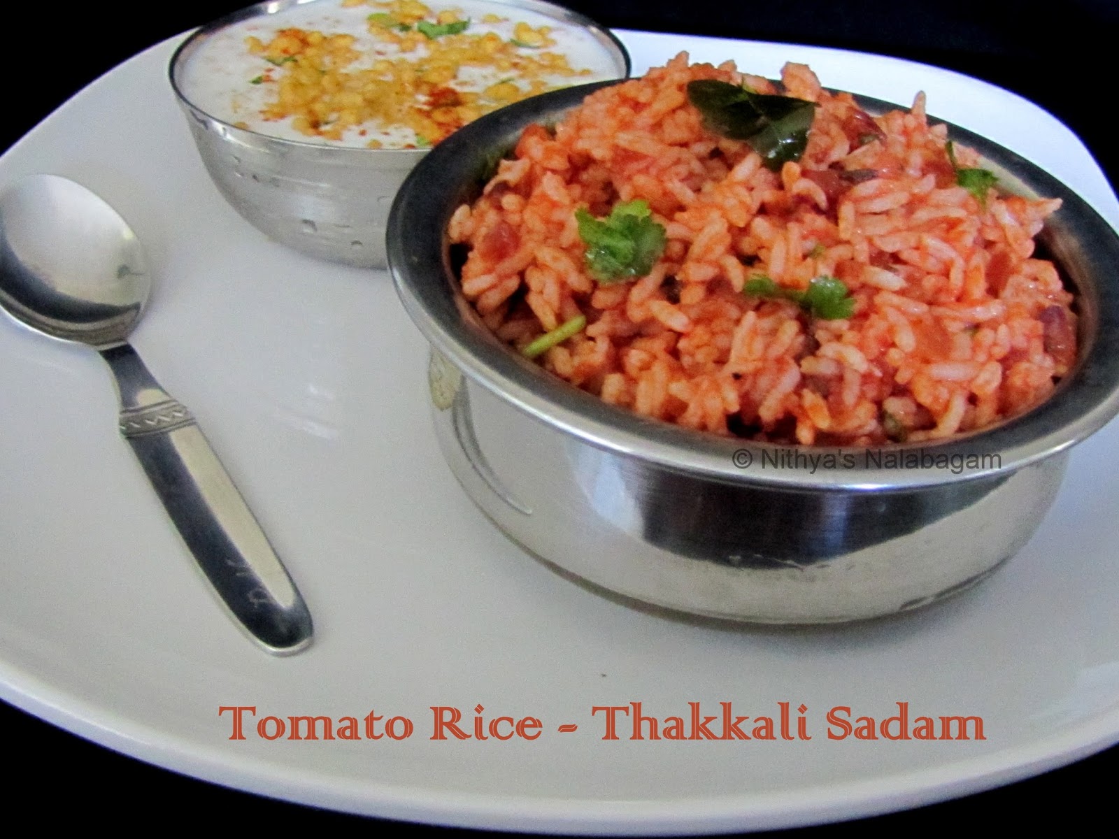 Thakkali Sadam | Tomato Rice |Nithya's Nalabagam