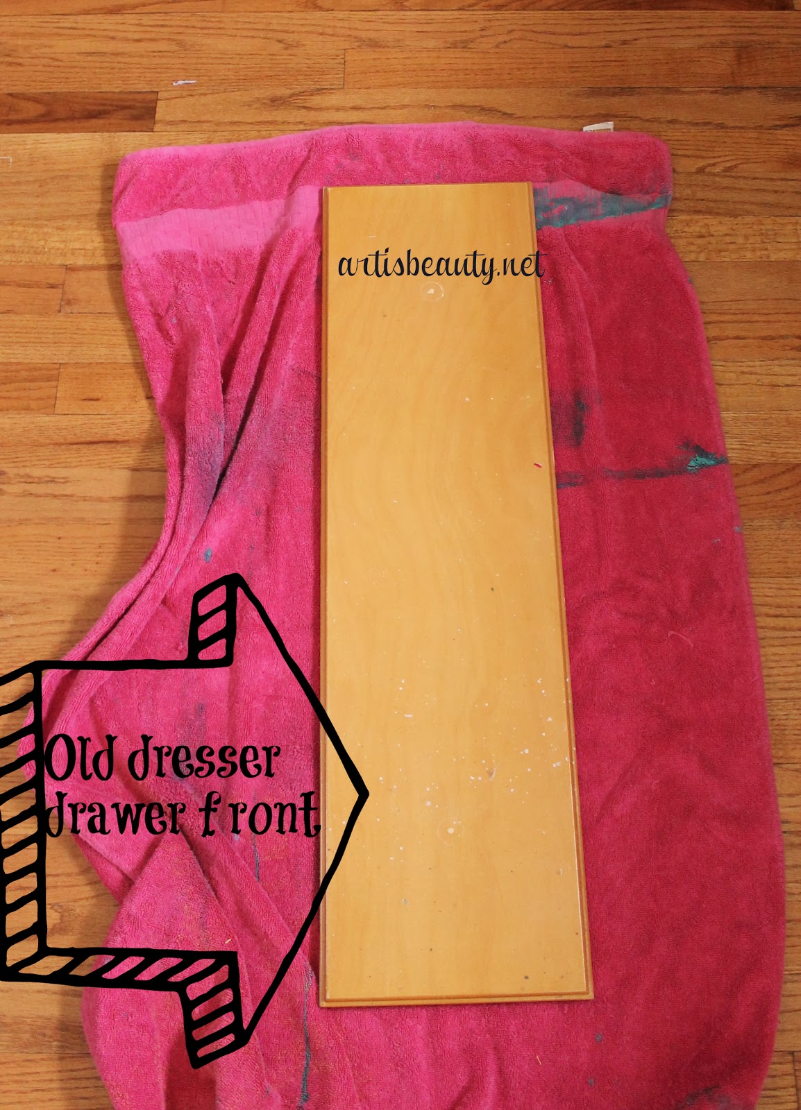 ART IS BEAUTY: Vintage Bakery Sign made from an Old Drawer front.