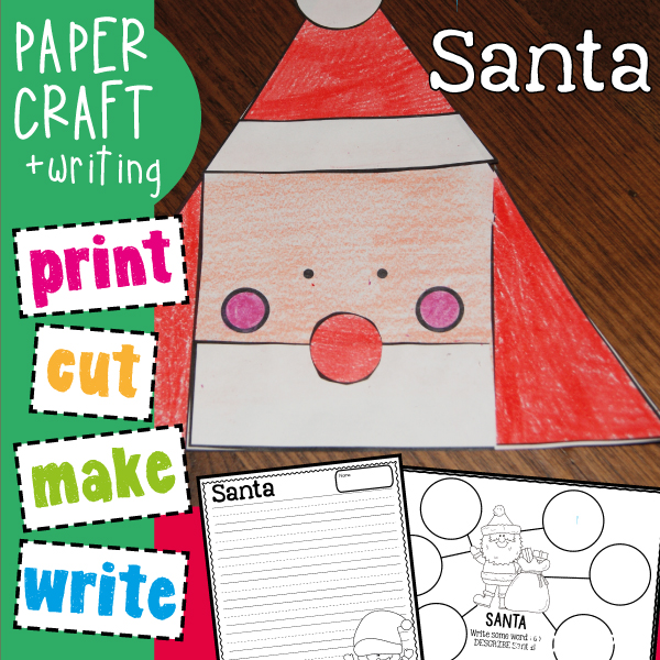 Easy Santa Craft for Kids | From the Pond