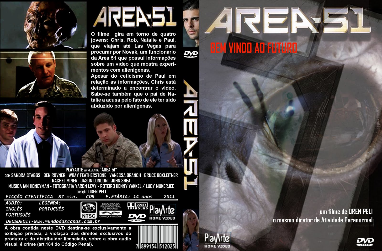 Capas Medina - Somente Capas de DVD: Área 51