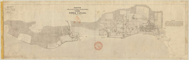 Fort York and Garrison Common Maps: 1813 Williams: Sketch of the ground ...