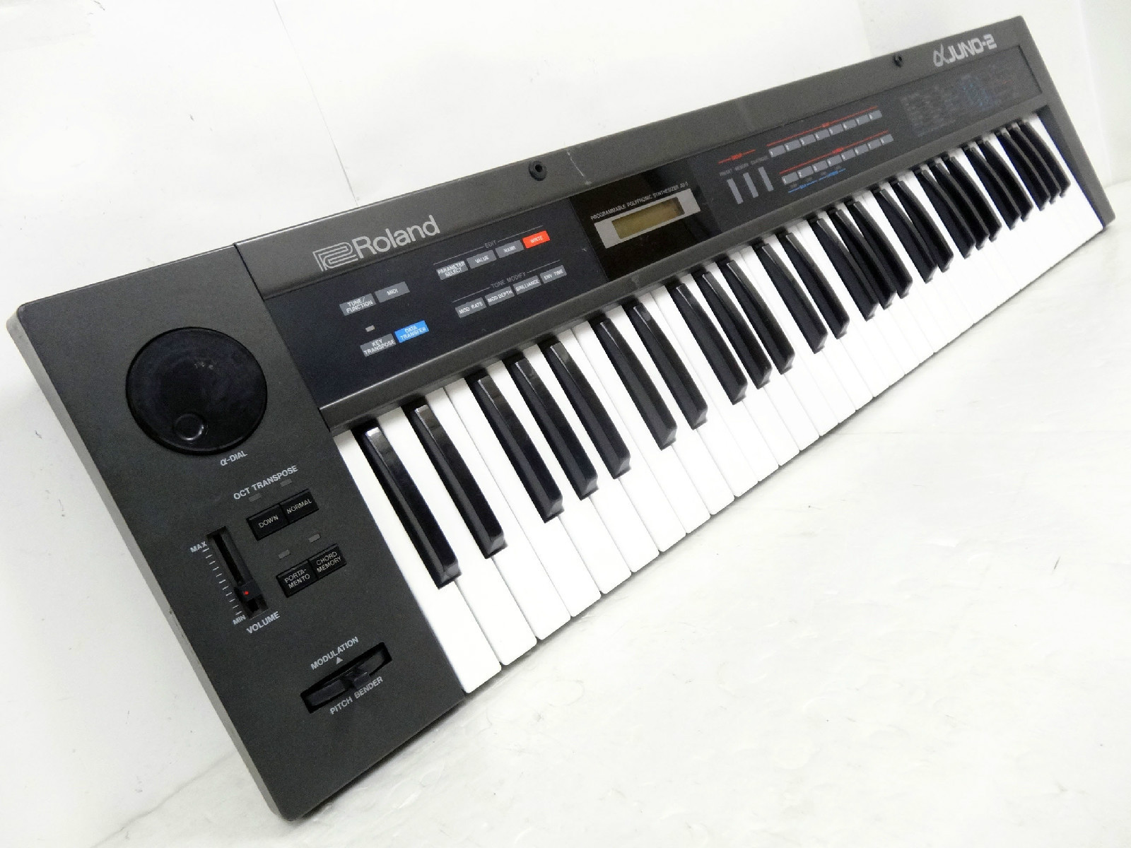 MATRIXSYNTH: ROLAND Alpha Juno 2 Vintage Analog Synthesizer JU-2 SN 611192