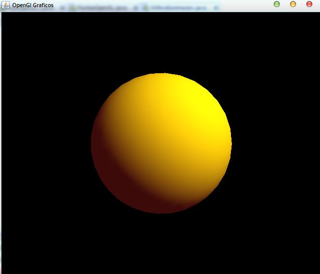 Como iluminar una esfera en OpenGL en Java Netbeans : Apuntes de ...
