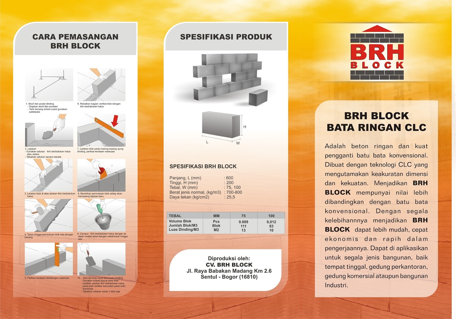 hozanisme: BATA RINGAN CLC BRH Block