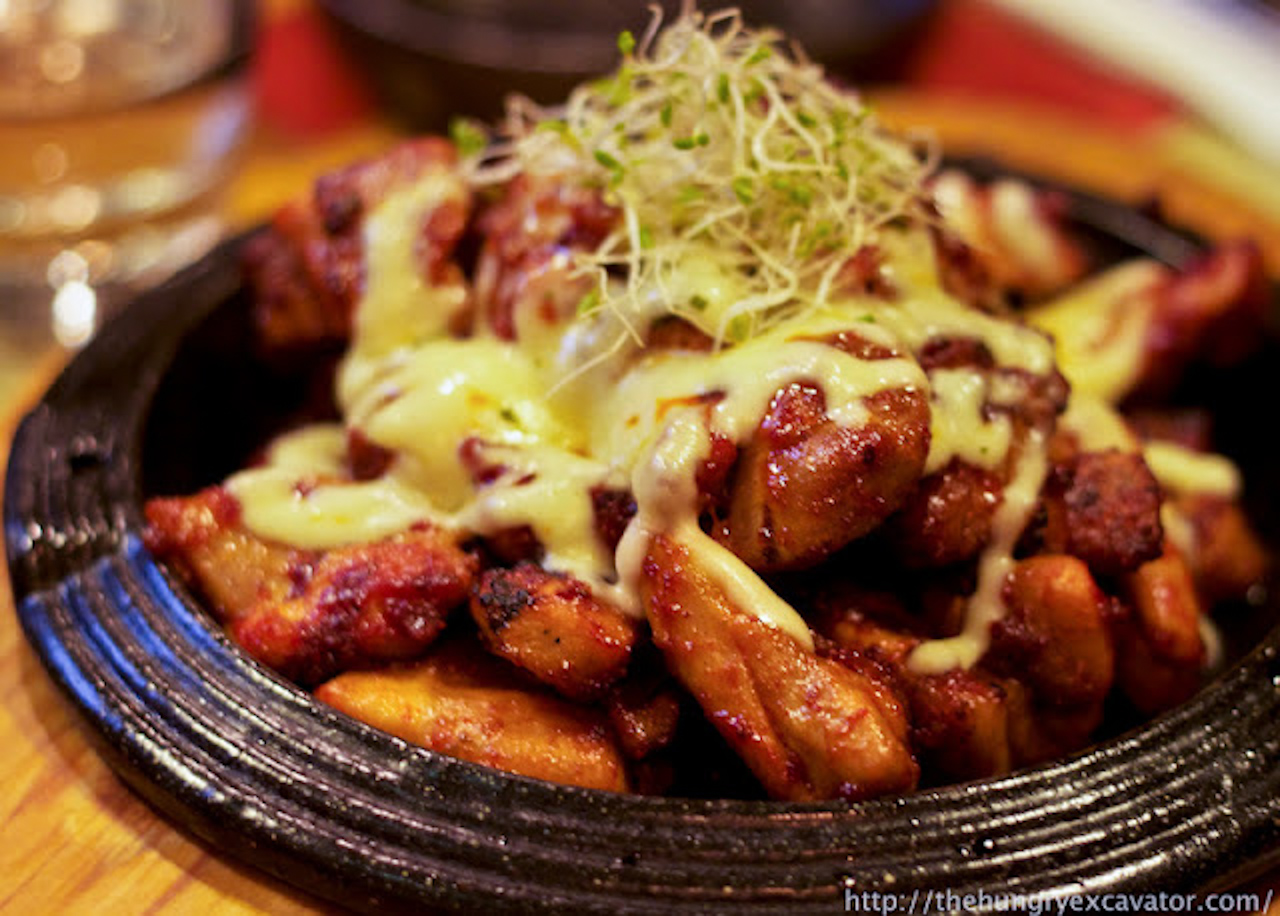 The Hungry Excavator: Eating Korean Chilli Cheese Chicken Around Town