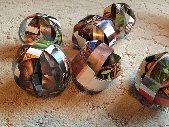 .: How To Make A Unique, Inexpensive Paper Ball Garland