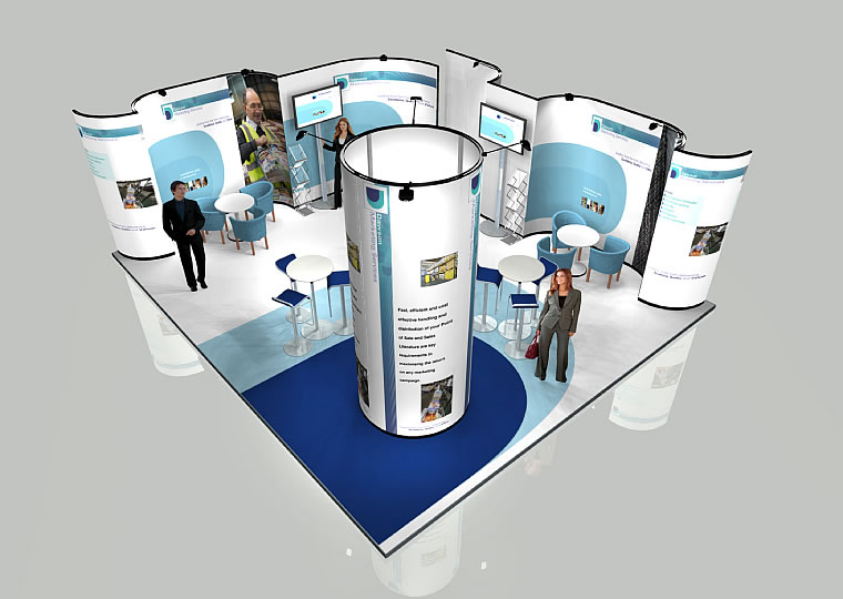 TFQ architects: Contoh-contoh desain stand pameran