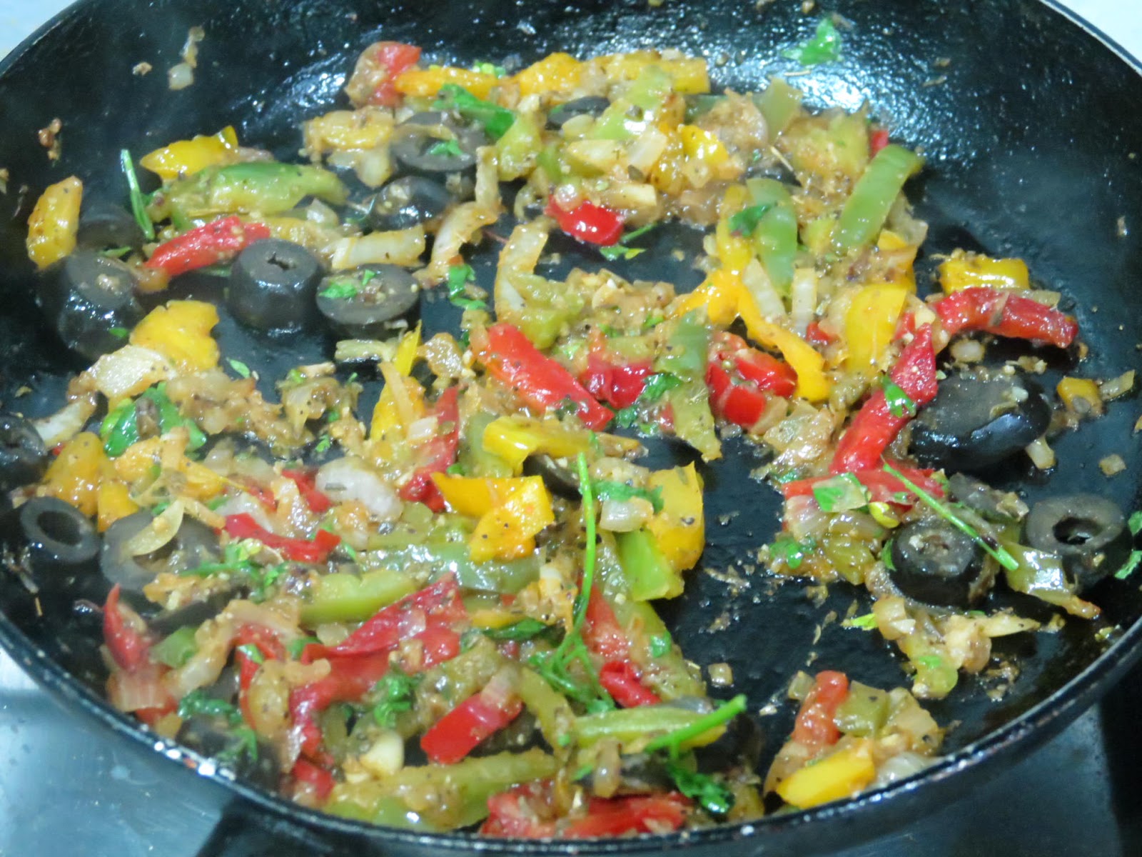 Mittu Cooking Love: Ciabatta Breakfast Sandwich with Mexican Style Omelette