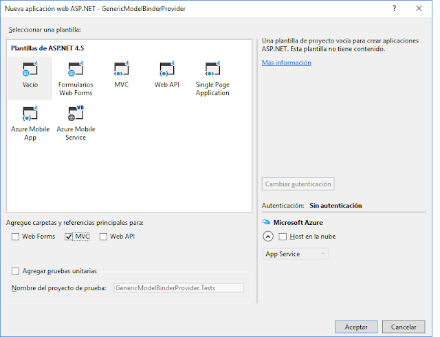 Aspnet Mvc Modelbinderprovider Para Tipos Genéricos I Creando El Escenario Píldoras Net