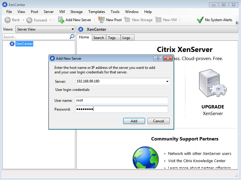 IT Заметки: Установка XenServer Free.