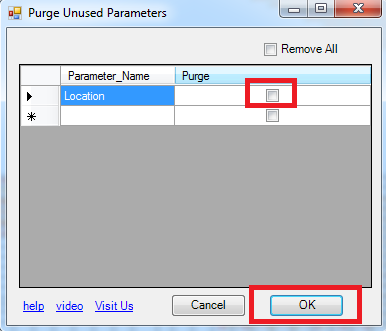 Revit Add-Ons: Purge Unused Parameters Add-in