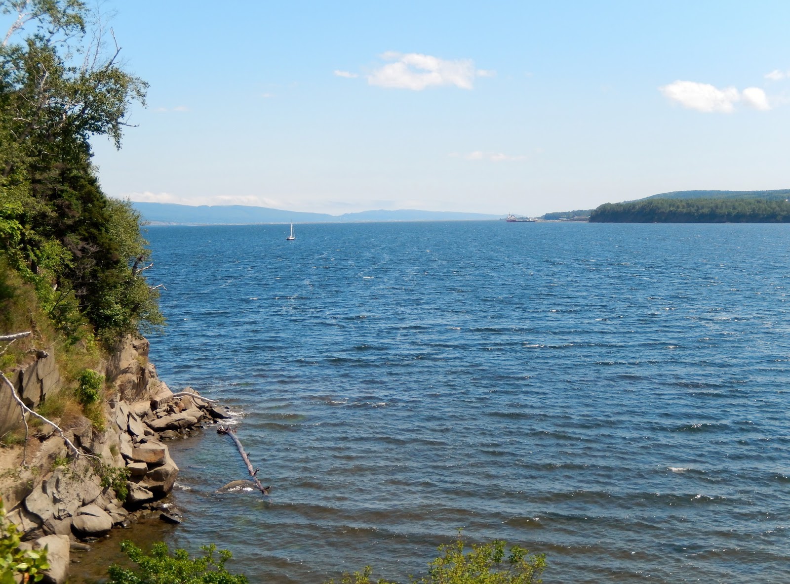 Somewhere on the Down East Loop: Gaspe Town, the Gaspe Peninsula and ...