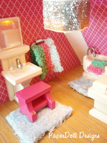 PaperDoll Designs: The Paper Dollhouse - Bathroom Makeover Reveal!