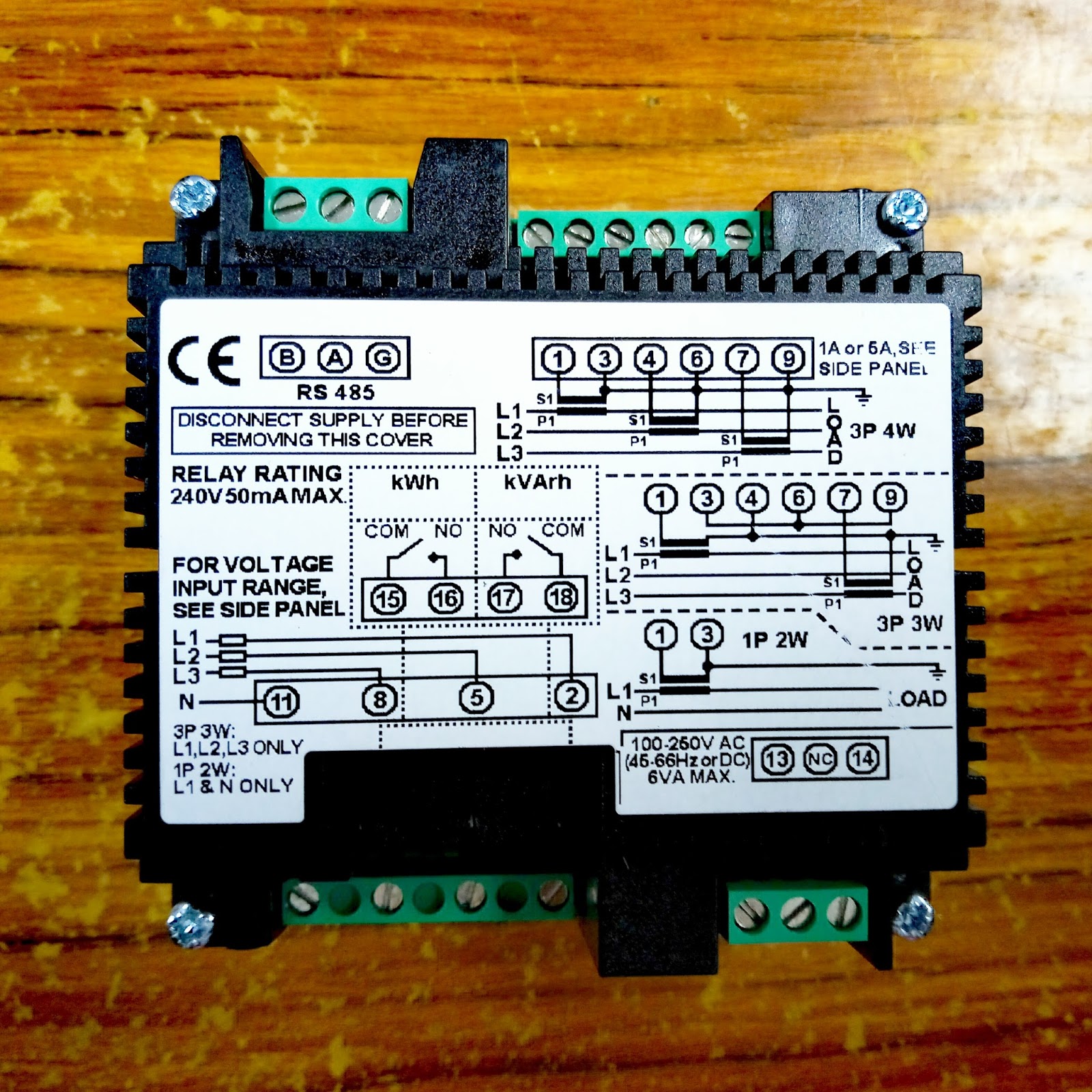 興昌電機 Hing Cheong - Electric: Crompton Power Meter INTEGRA 1630 SERIES ...