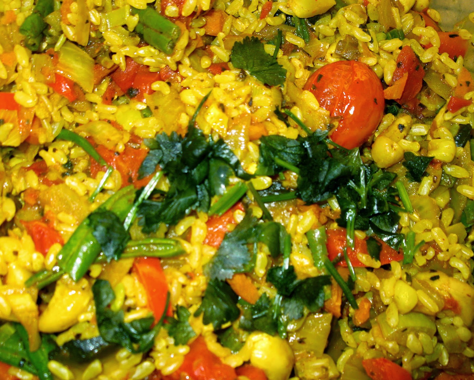 GOOD LIFE Living Well: Thai style curried vegetables with chickpeas ...