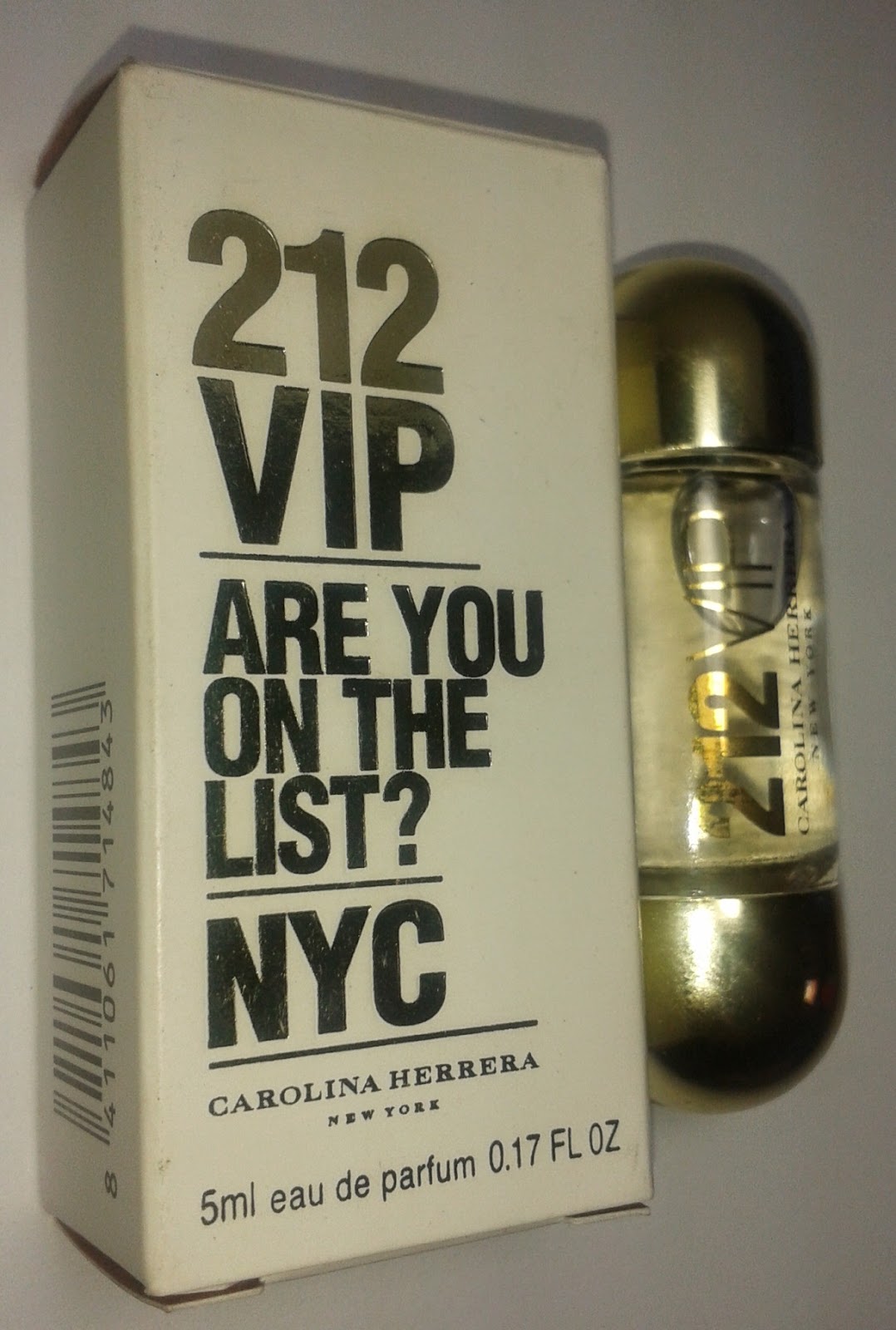Miniaturas de Cosméticos e Amenities: Carolina Herrera 212 VIP 05 ml