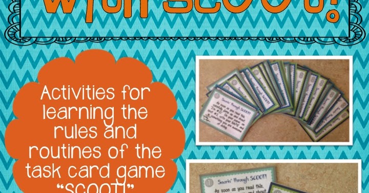 Task Card Corner: Getting Started With Task Cards: Play SCOOT!