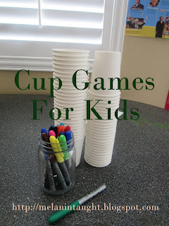 Melanin Taught: Cup Games for Kids