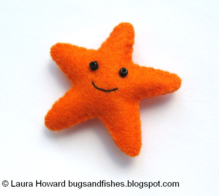 How To: Make a Mini Felt Starfish | Bugs and Fishes by Lupin | Bloglovin’