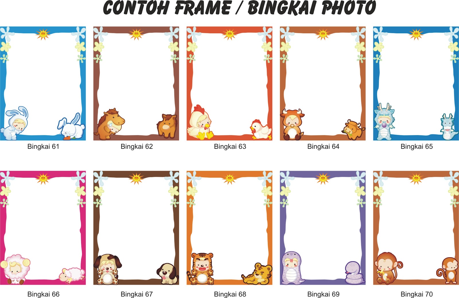 Digital Printing: Contoh Frame/Bingkai Photo