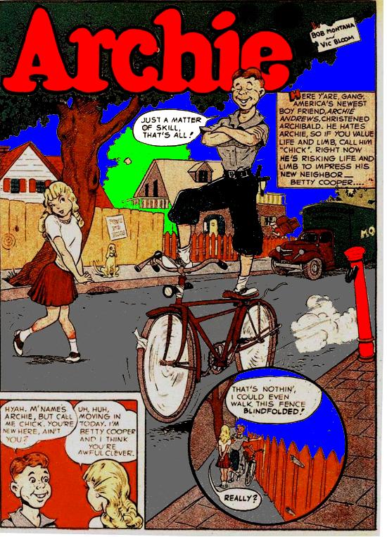 Coffee Break Funnies/Stories: First Archie Appearance in Comics