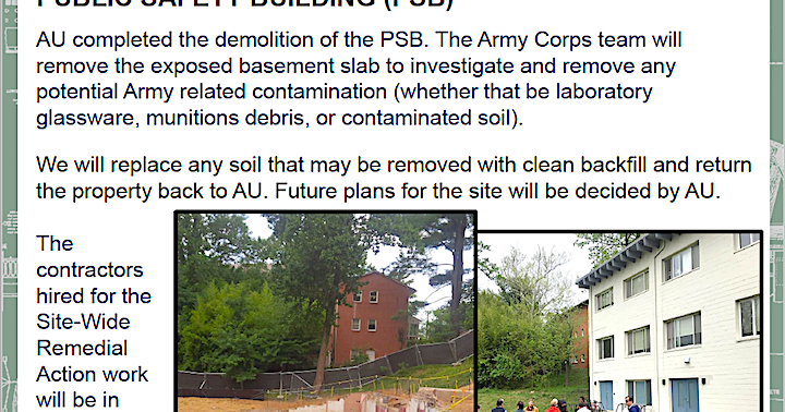 Weapons of Mass Destruction in DC: Spring Valley FUDS Cleanup Extends ...